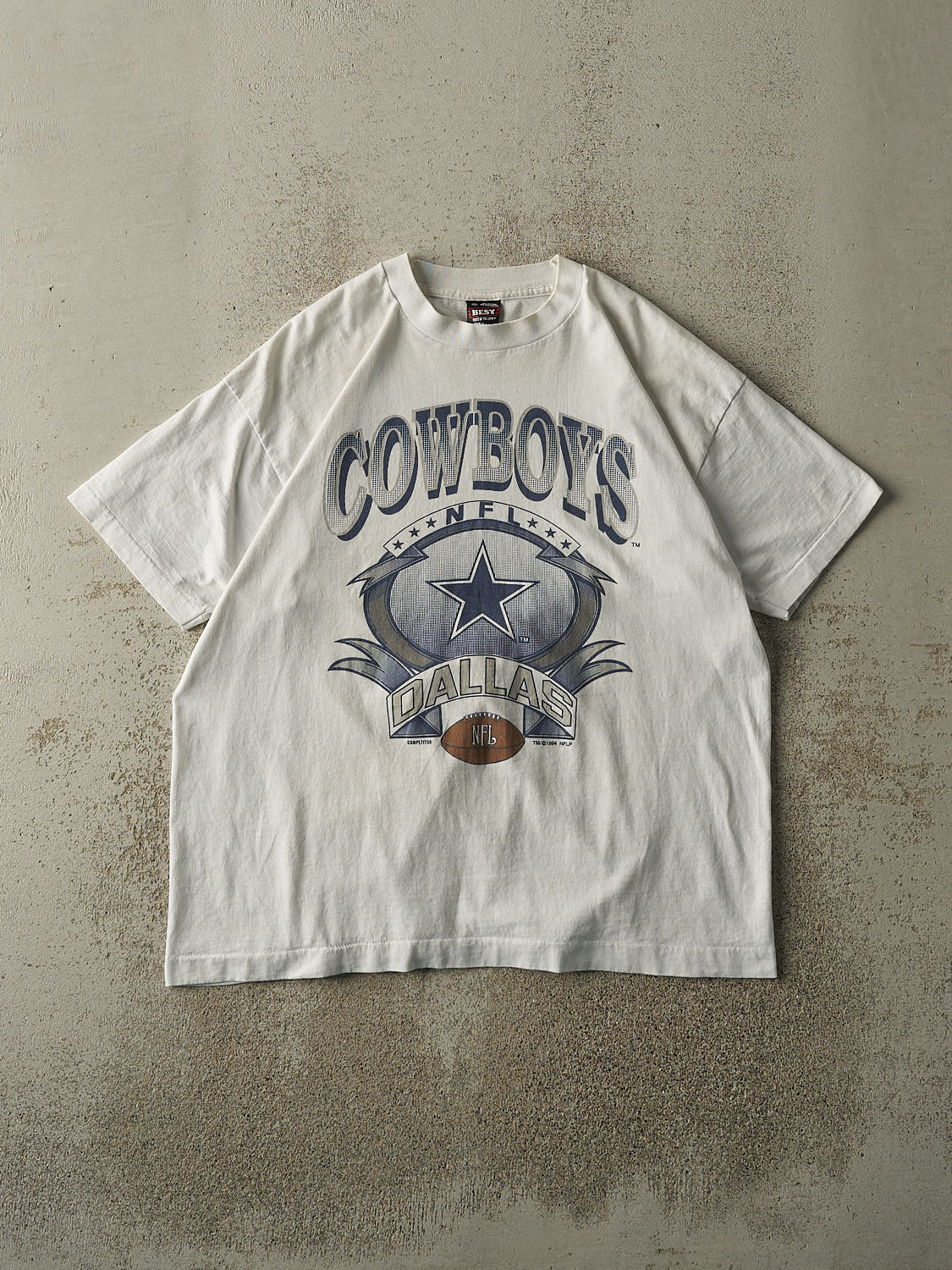 Vintage 94' White Dallas Cowboys Single Stitch Tee (L/XL) – Rebalance ...