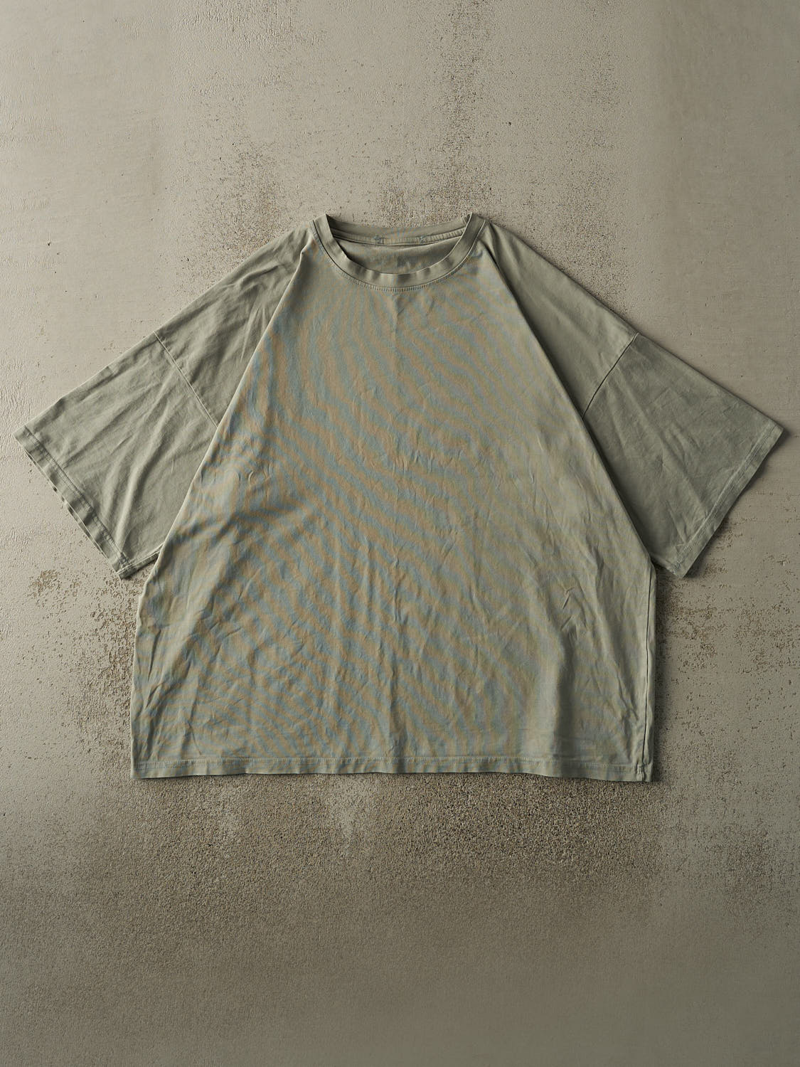 Vintage Y2K Washed Green Blank Boxy Tee (XL/XXL) – Rebalance Vintage