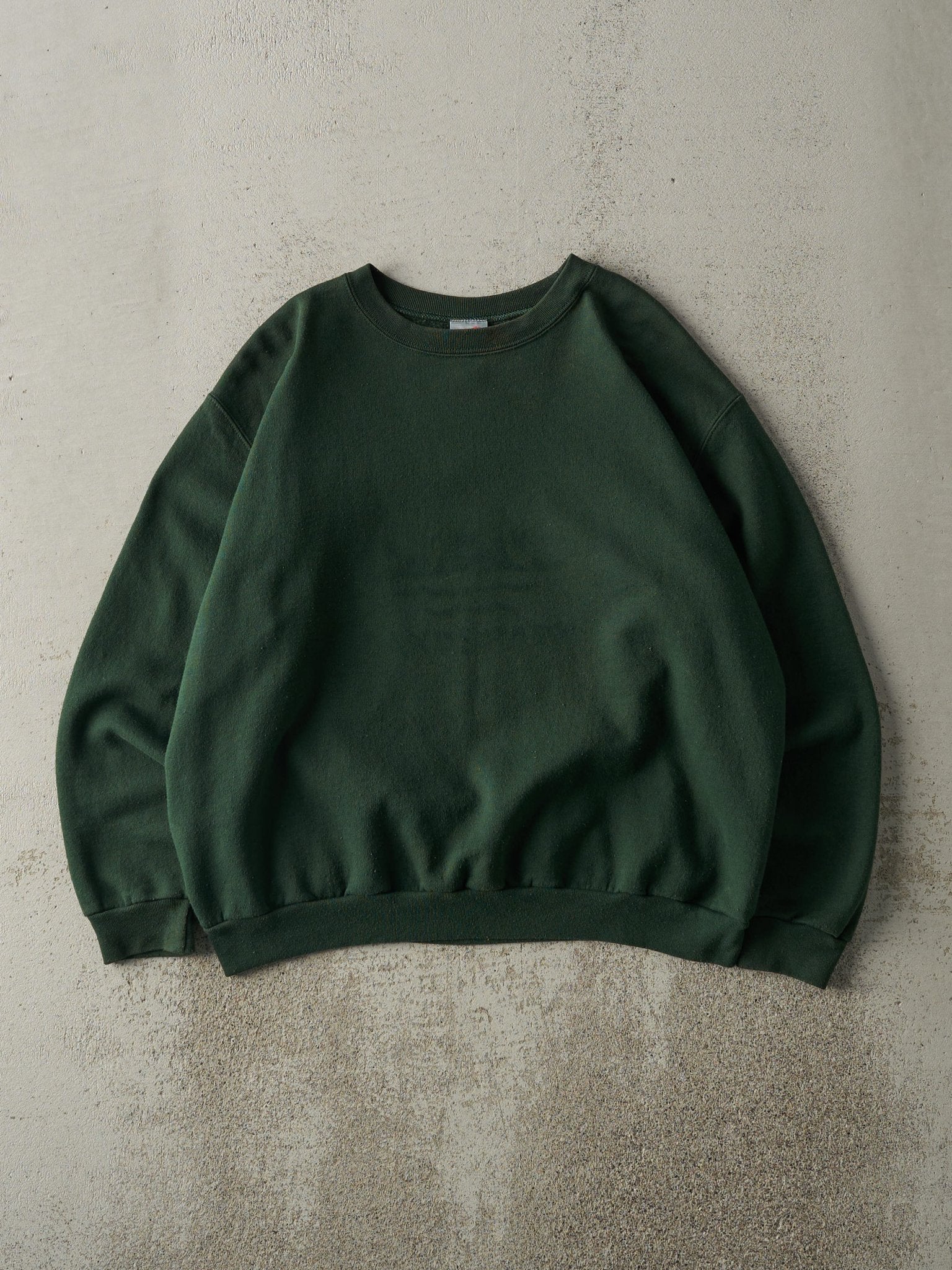 Vintage Y2K Forest Green Faded Graphic Boxy Crewneck (M) – Rebalance ...