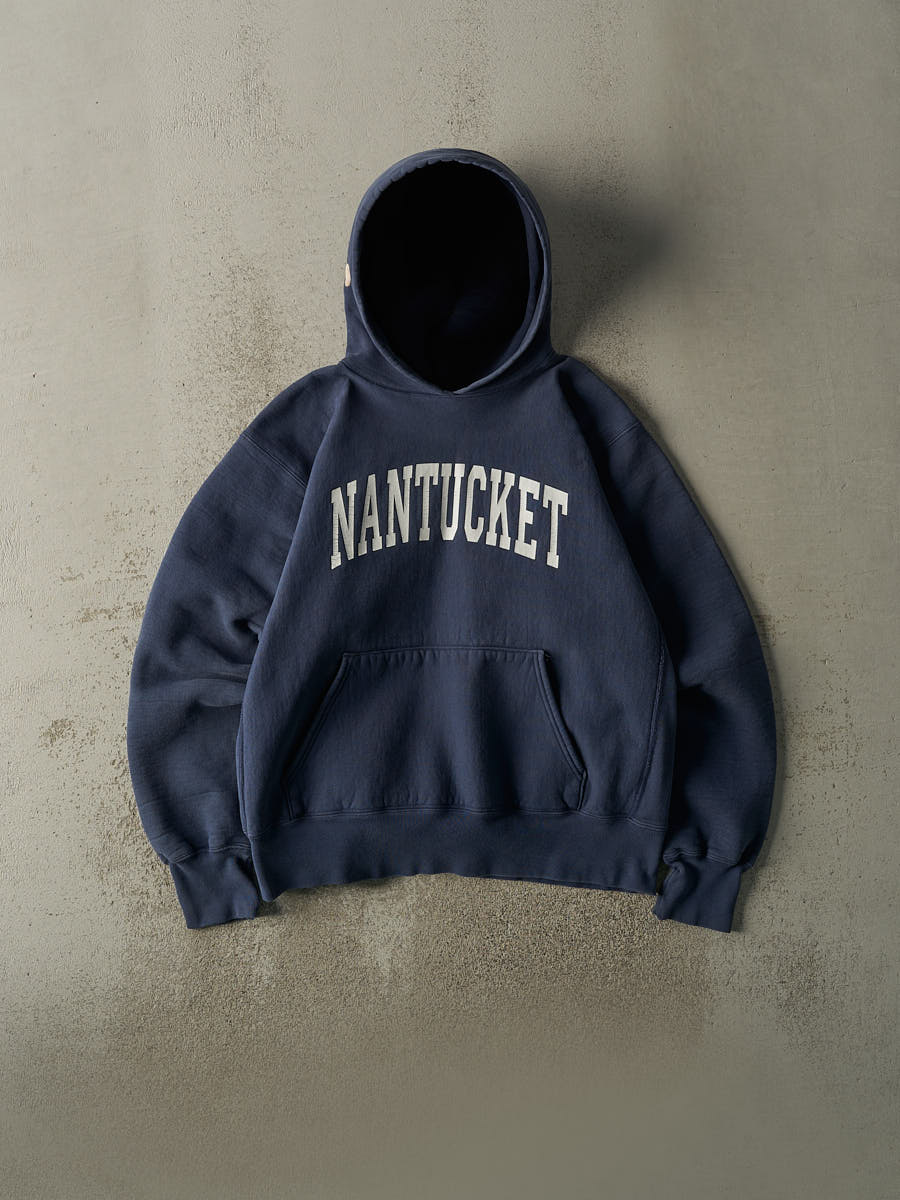 Vintage 90s Navy Blue University of Nantucket Hoodie (L) – Rebalance ...