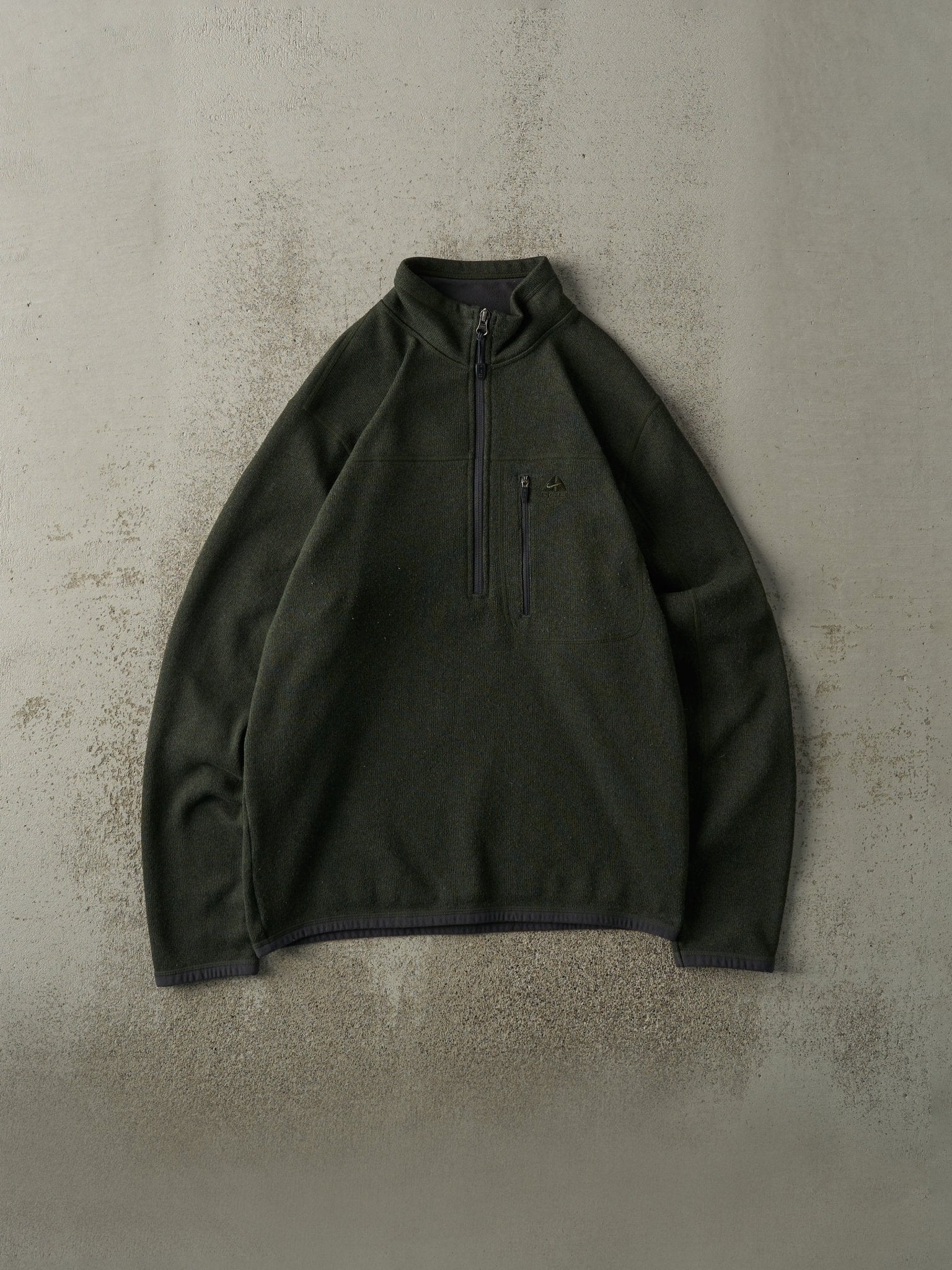 Vintage Y2K Green Nike ACG Embroidered Quarter Zip Polar Fleece (S ...