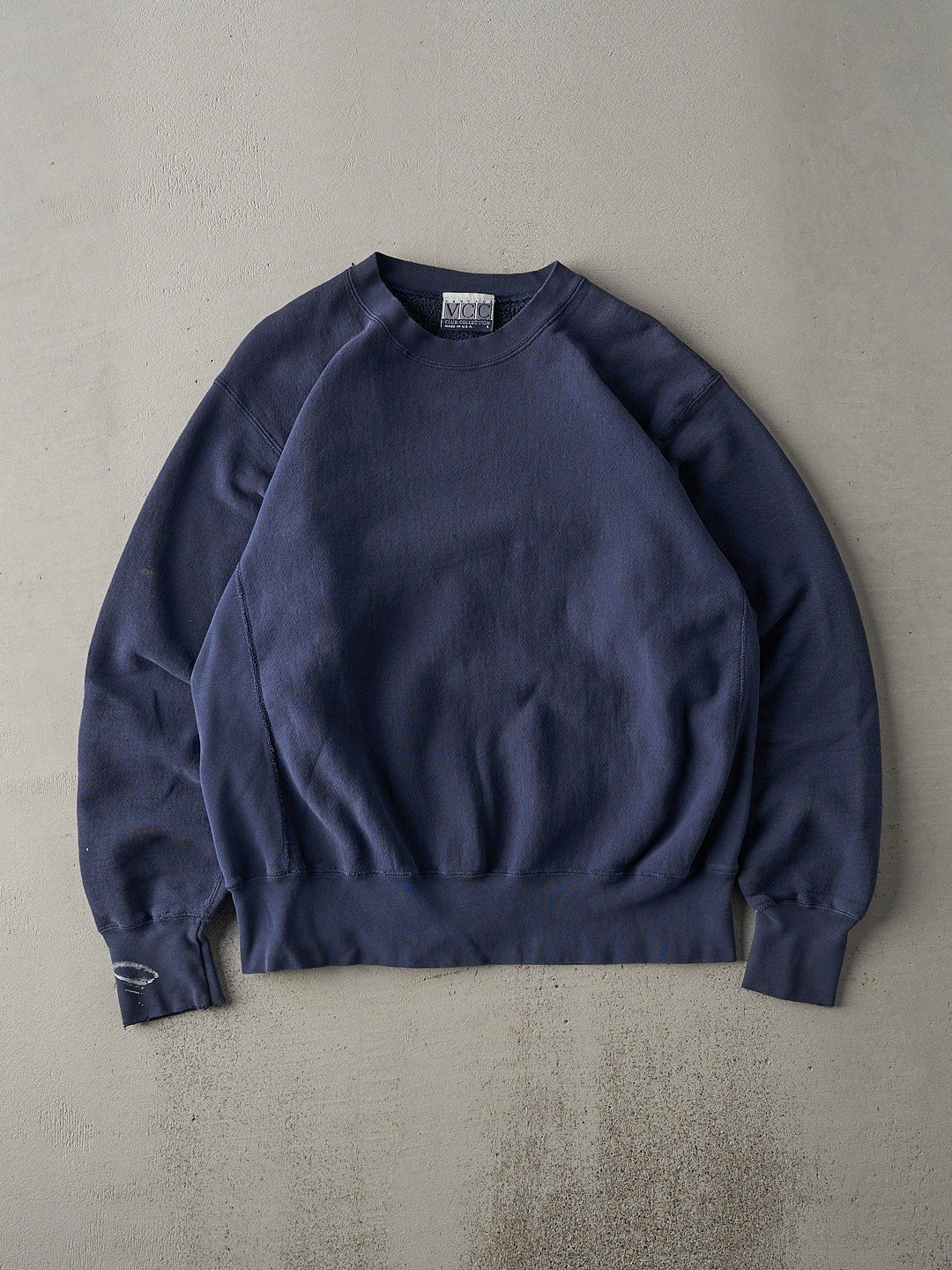 Vintage 90s Navy Blue Blank Crewneck (L) – Rebalance Vintage