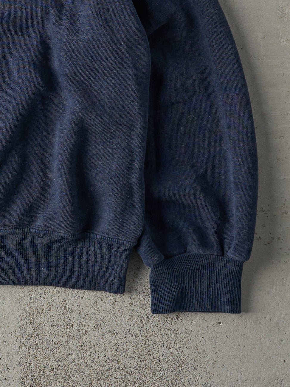Vintage 70s Navy Blue Greek Letters Crewneck (M) – Rebalance Vintage
