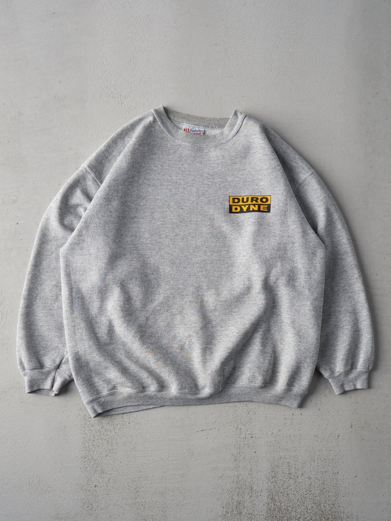 Vintage 90s Light Grey Duro Dyne Boxy Crewneck (L) – Rebalance Vintage