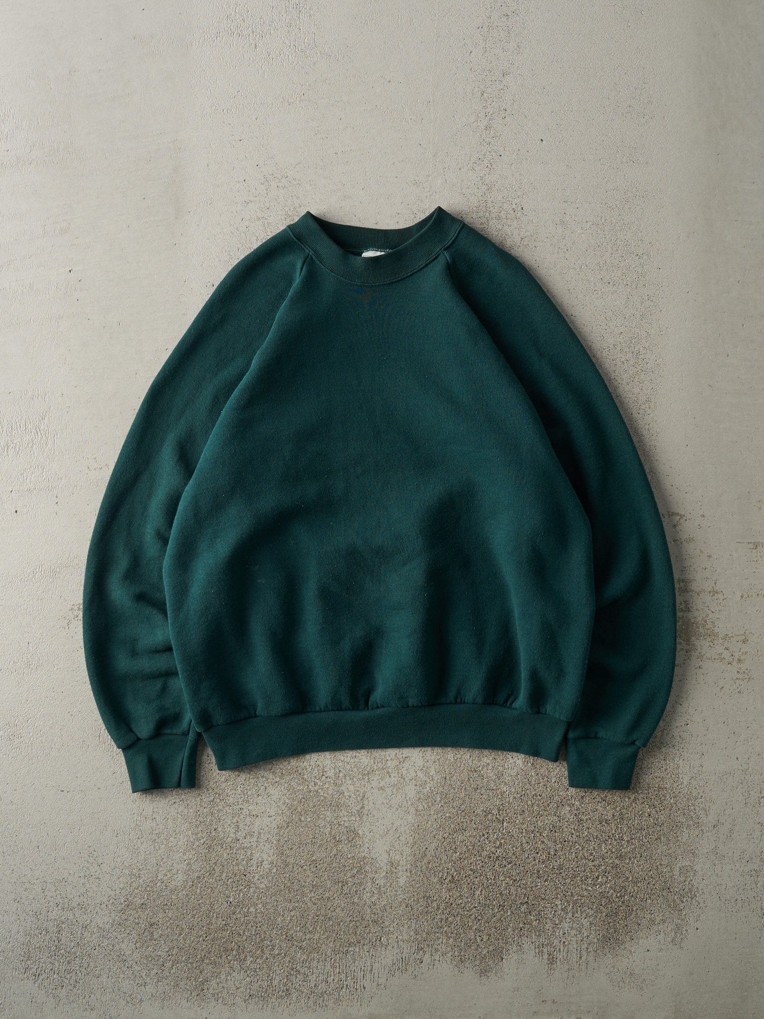 Vintage 80s Forest Green Blank Crewneck (L) – Rebalance Vintage