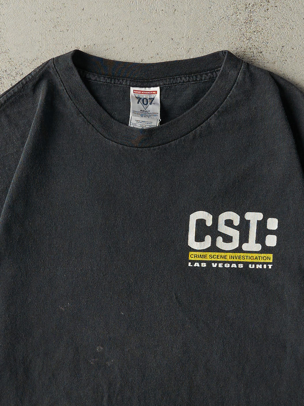 Vintage Y2K Black CSI Las Vegas Tee (M) – Rebalance Vintage