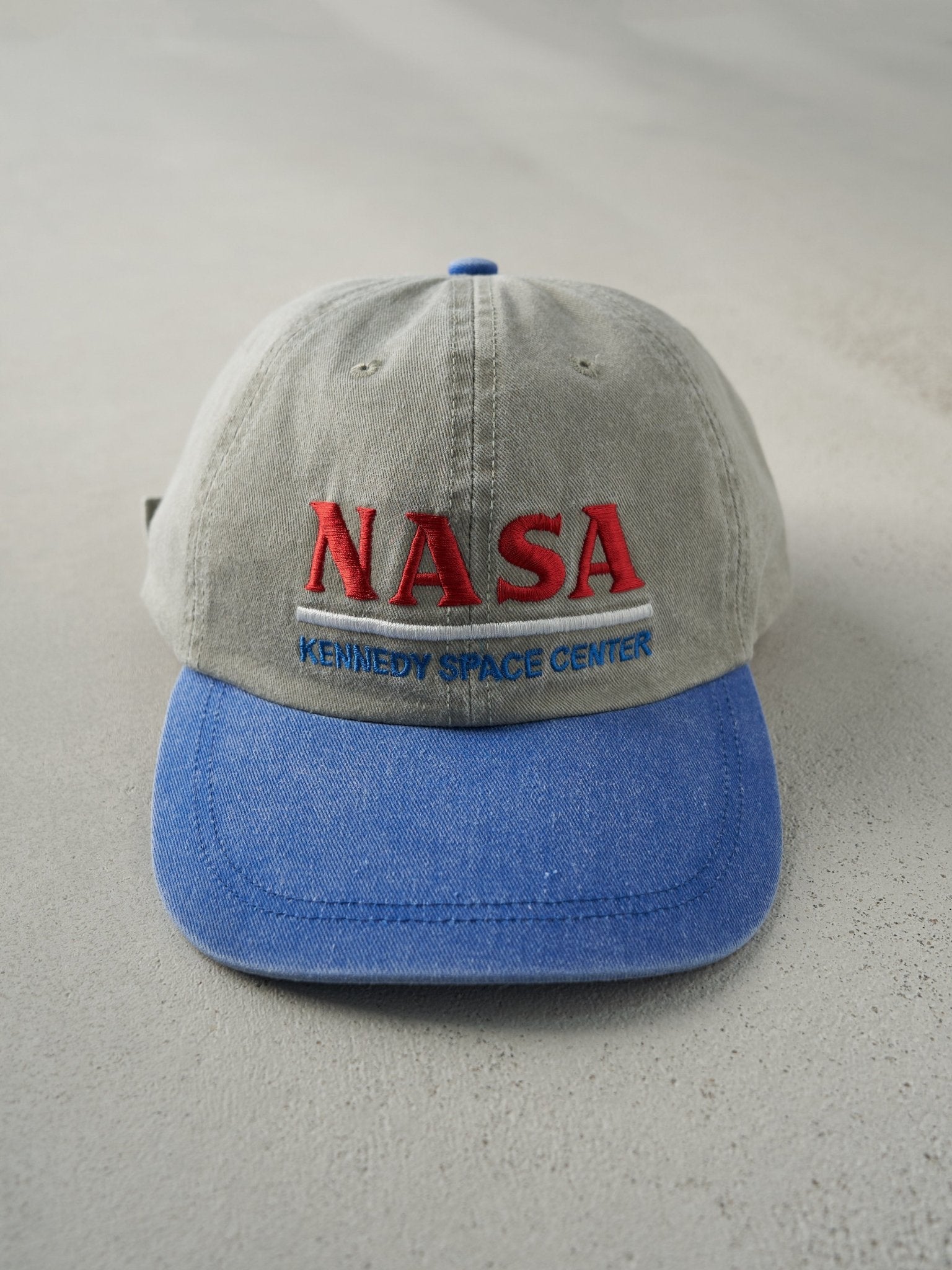Vintage 90s Beige Nasa Kennedy Space Centre Strap Back Hat – Rebalance ...