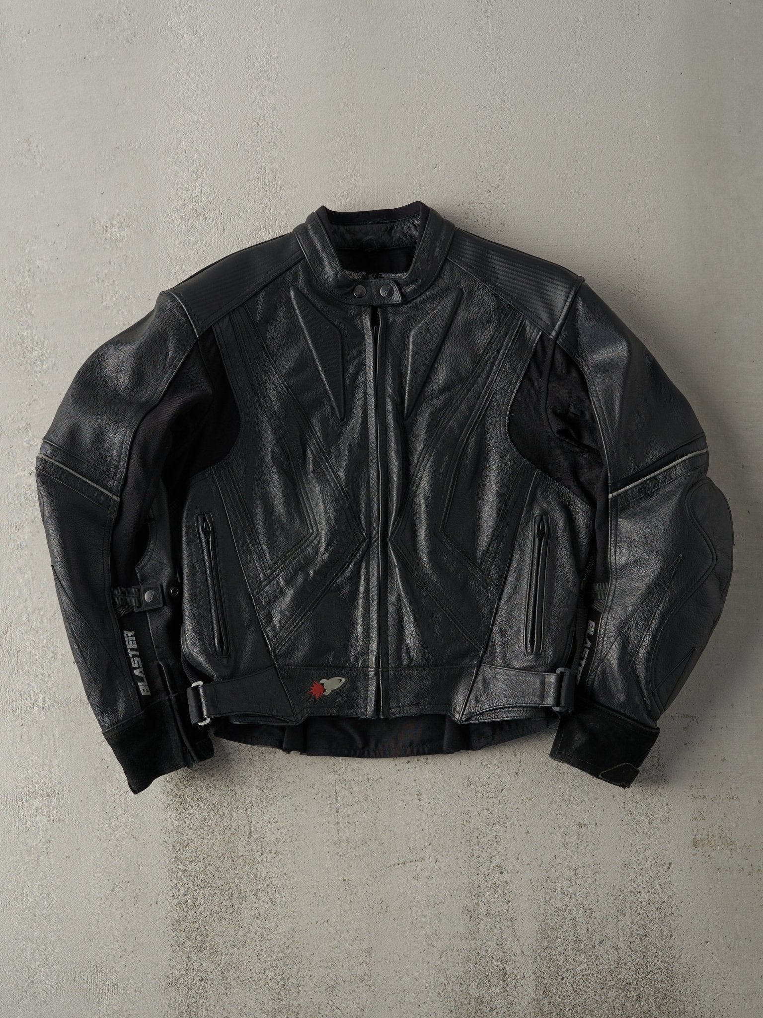 Vintage 90s Black Joe Rocket Leather Biker Jacket (M) – Rebalance Vintage