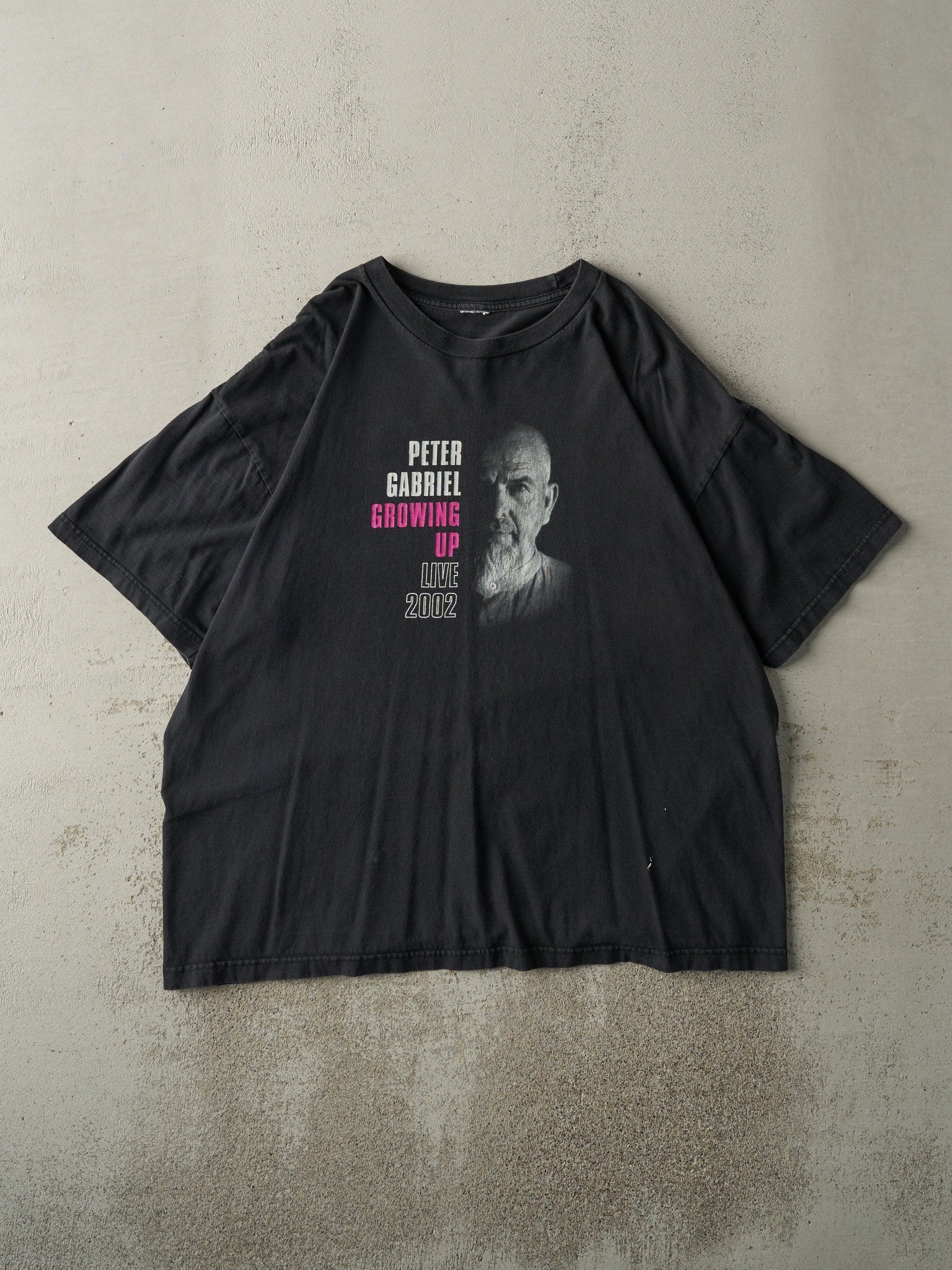 Vintage 02' Black Peter Gabriel Growing Up Tour Tee (XL) – Rebalance ...