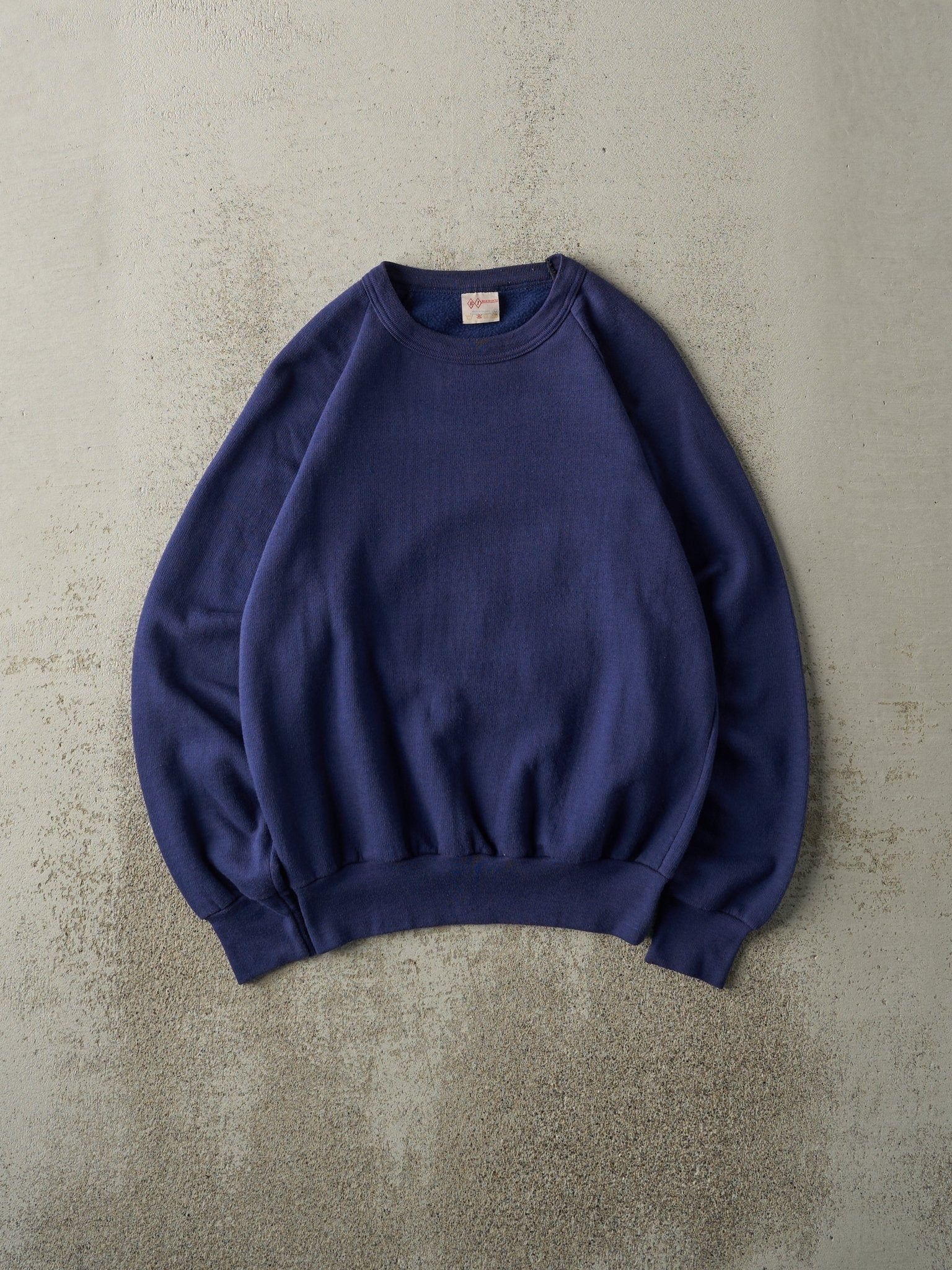 Vintage 80s Navy Blue Blank Crewneck (S) – Rebalance Vintage