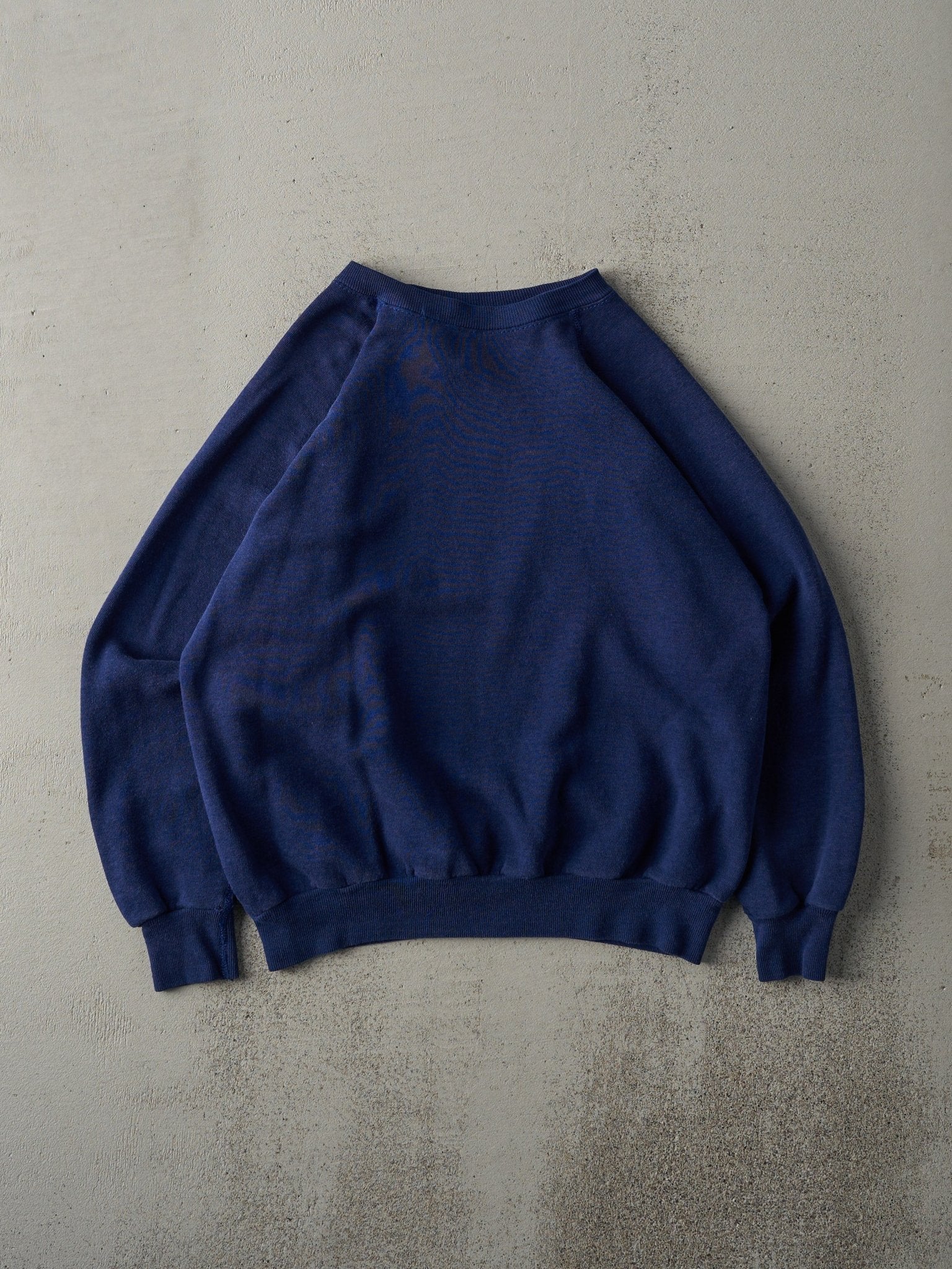Vintage 80s Navy Blue Blank Crewneck (M) – Rebalance Vintage
