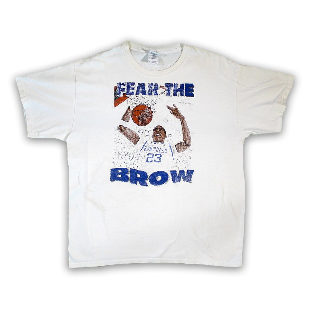 Vintage ‘Fear the brow’ Kentucky Basketball Tee – Rebalance Vintage
