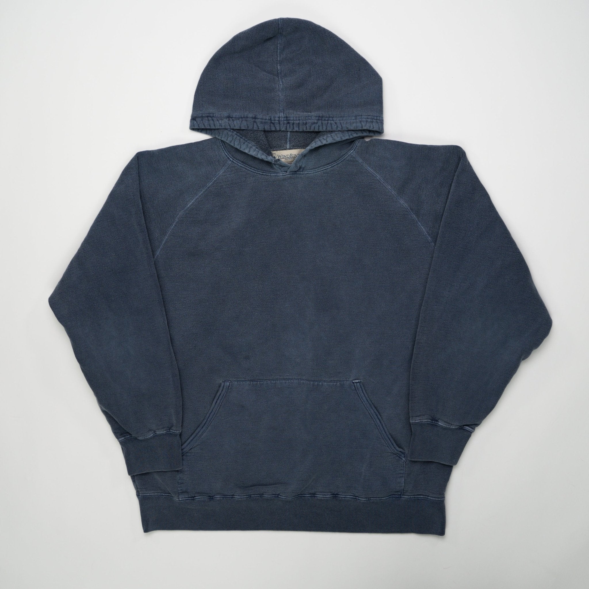Vintage Washed Blue Wind River Hoodie (XL) – Rebalance Vintage