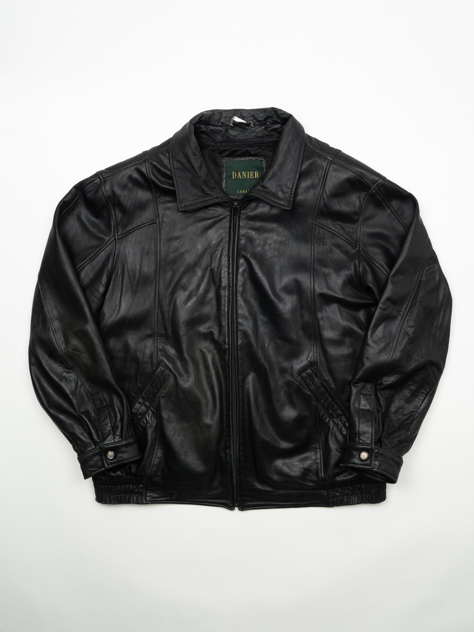 Vintage 90s Danier Leather Bomber (XXL) – Rebalance Vintage