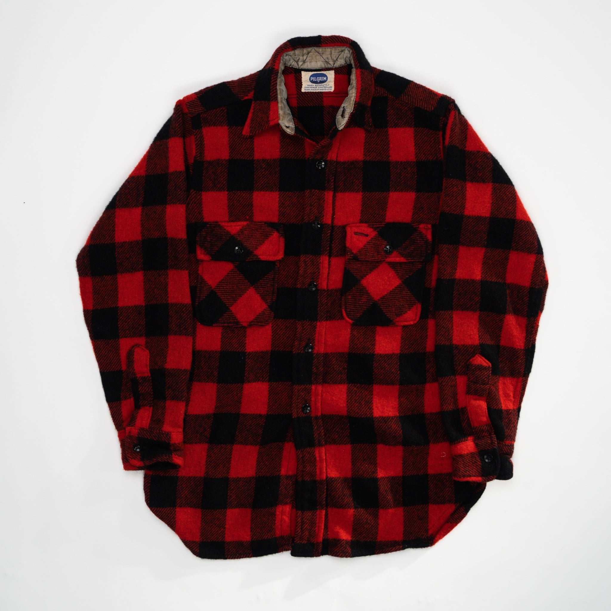 Vintage 60s Red + Black Checkered Plaid Jacket (S/M) – Rebalance Vintage
