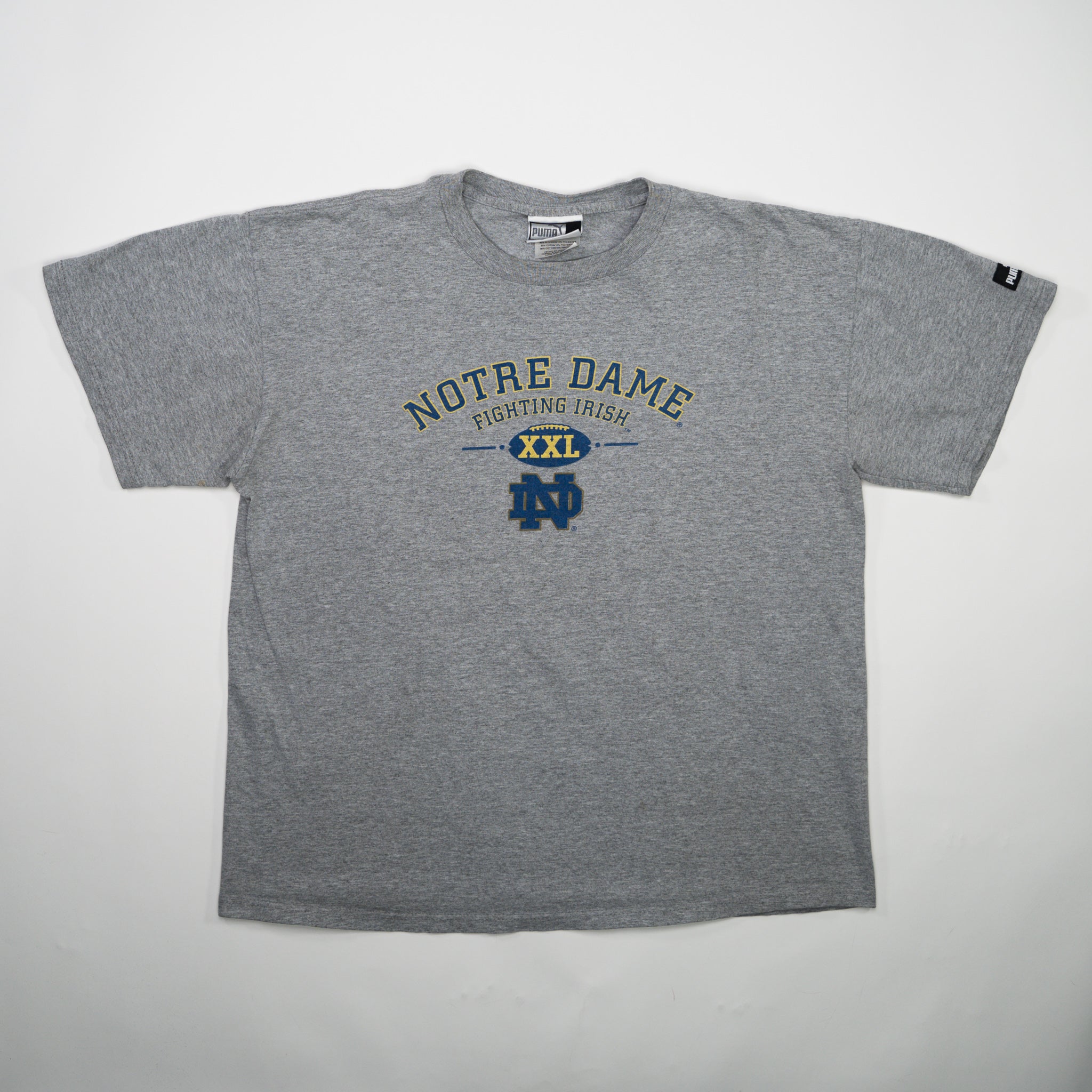 Vintage Grey Notre Dame XXL x Puma Tee (L) – Rebalance Vintage
