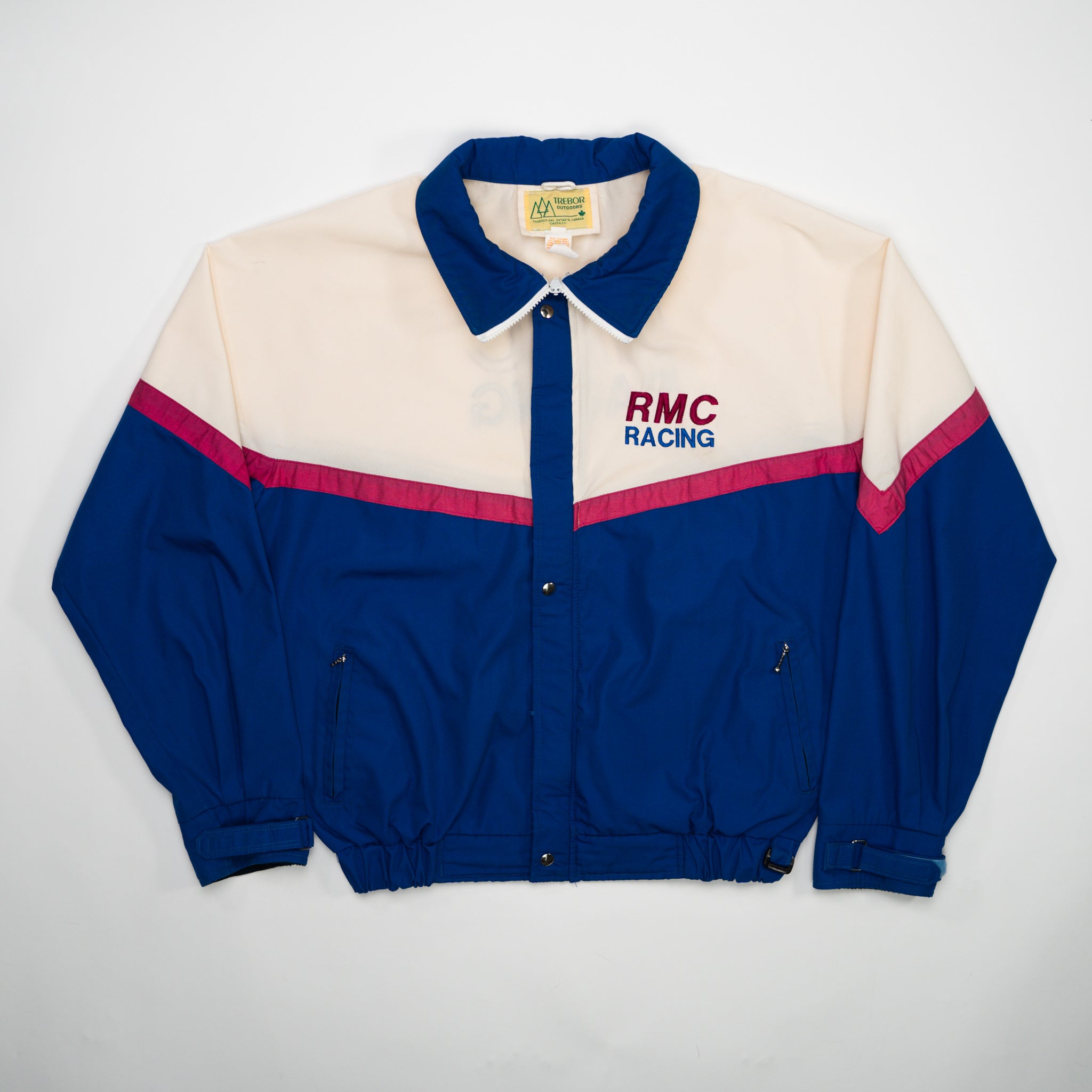 Vintage Tricolor RMC Racing Bomber Jacket (L) – Rebalance Vintage