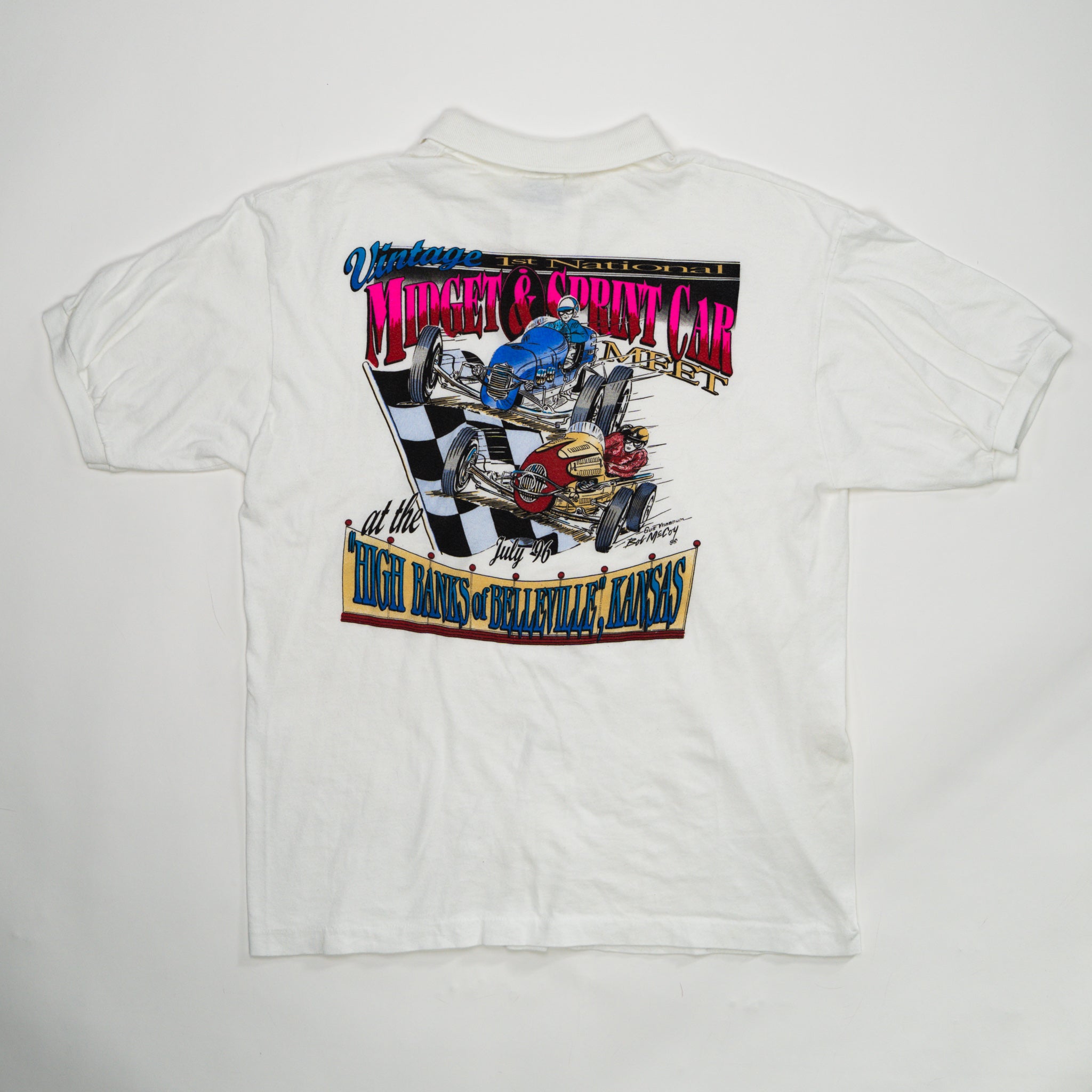 Vintage '96 Midget & Sprint Car Polo Shirt (M) – Rebalance Vintage
