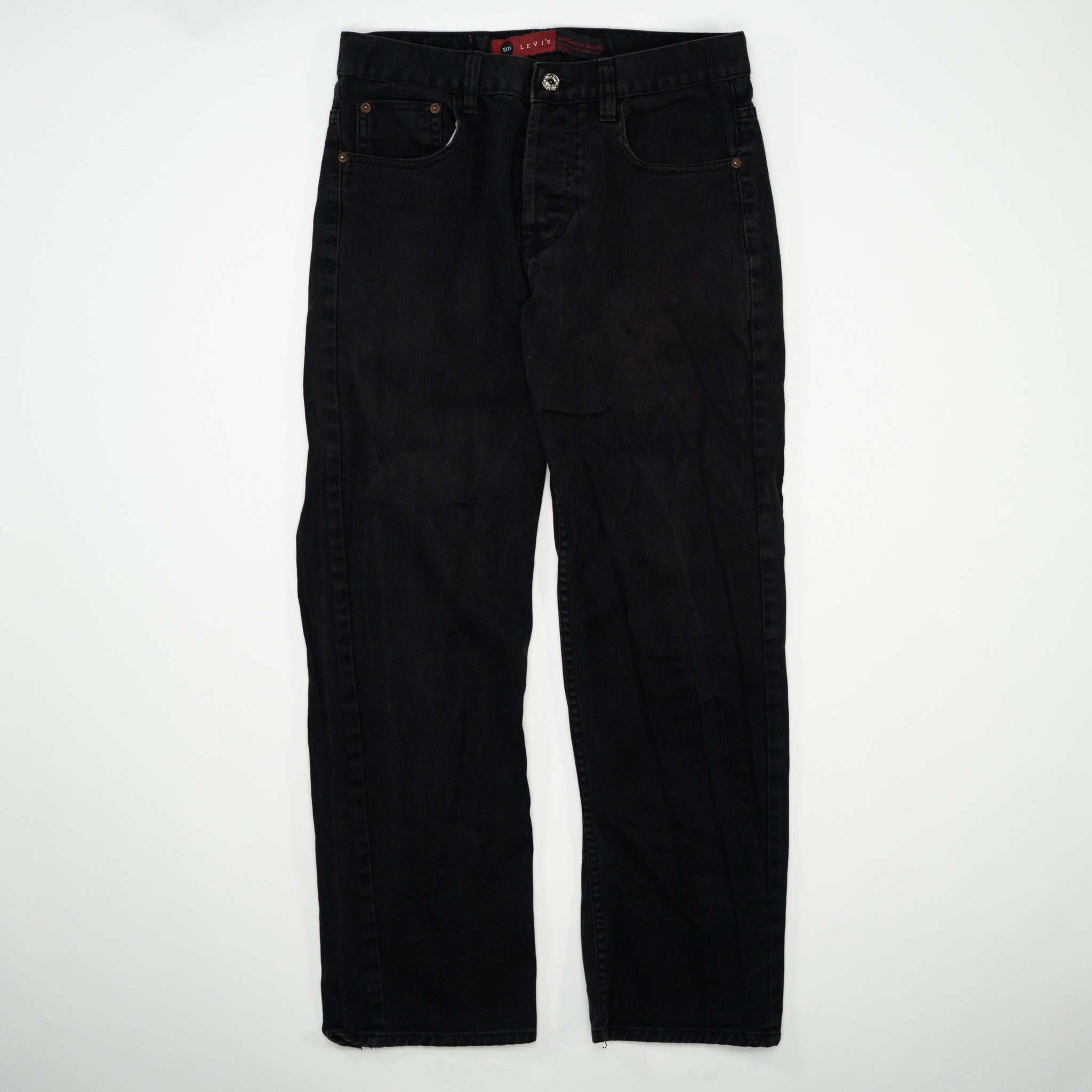 Vintage Black 501 Levi Red Label Jeans (30 x 30) – Rebalance Vintage