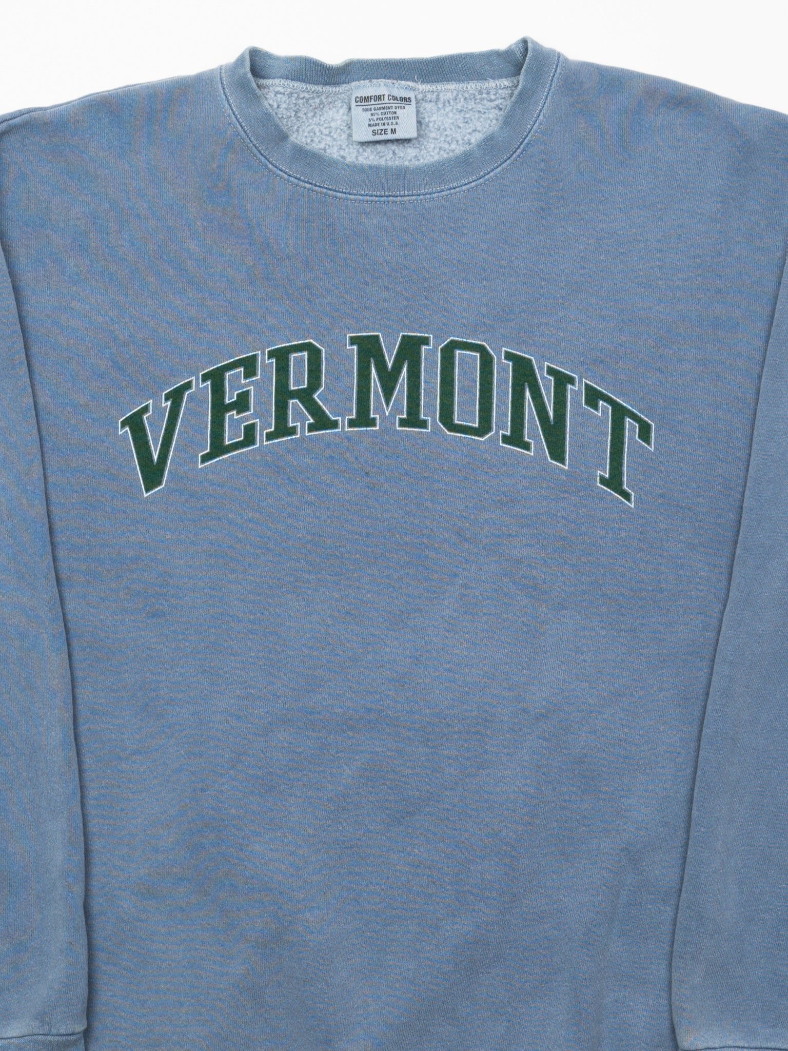 Vintage Washed Baby Blue Vermont Crewneck (M) – Rebalance Vintage
