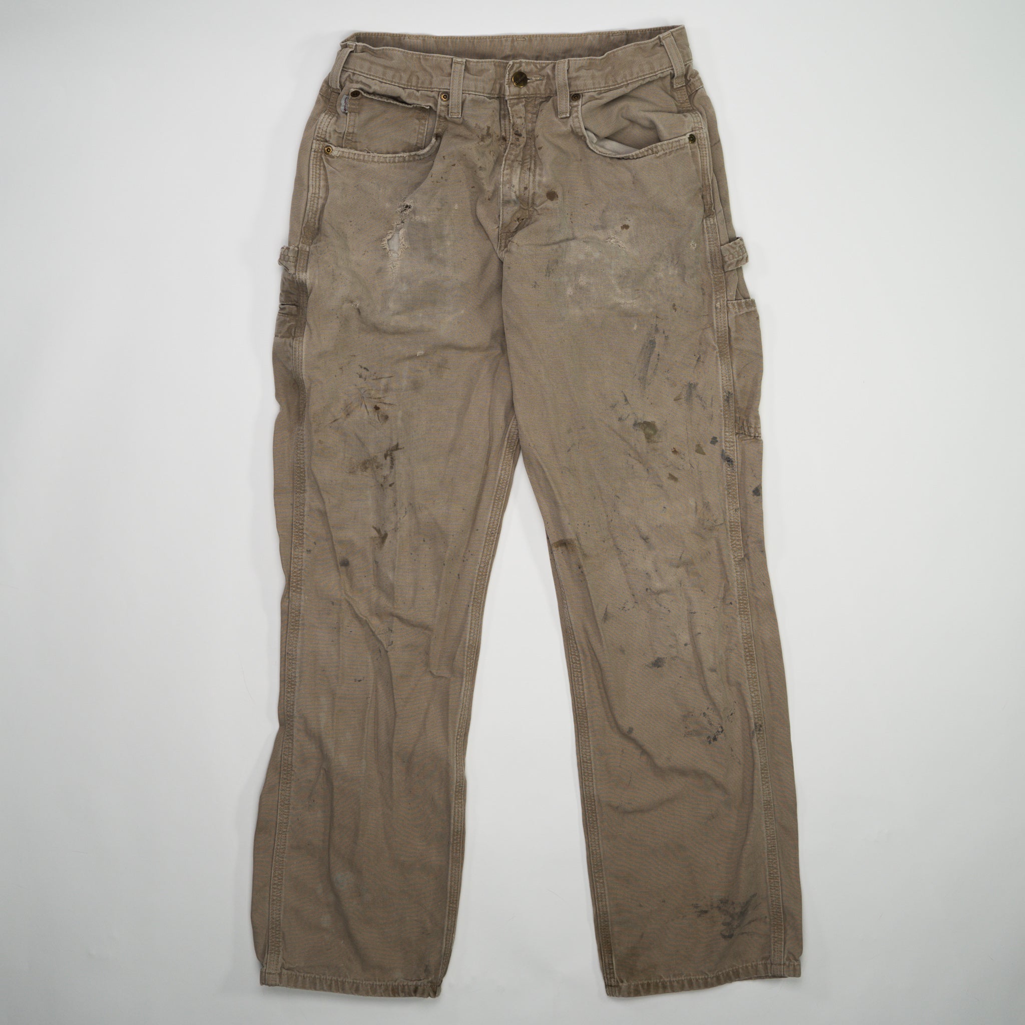 Vintage Beige Carhartt Paint Splash Cargo Pants (32 x 34) – Rebalance ...