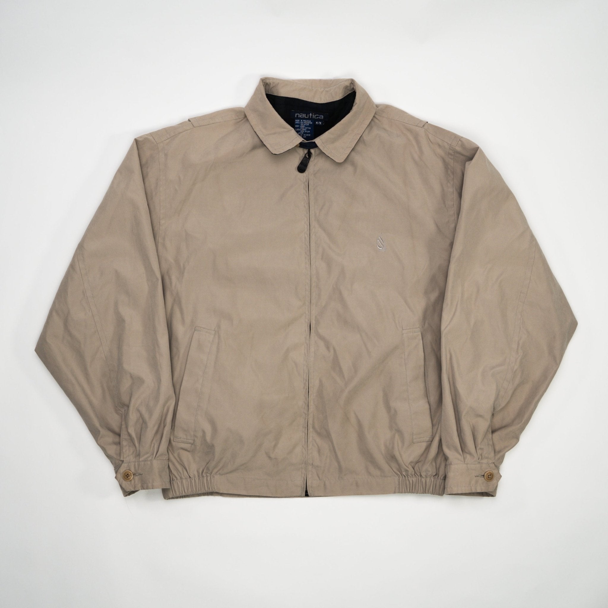 Vintage Beige Nautica Windbreaker Jacket (L) – Rebalance Vintage
