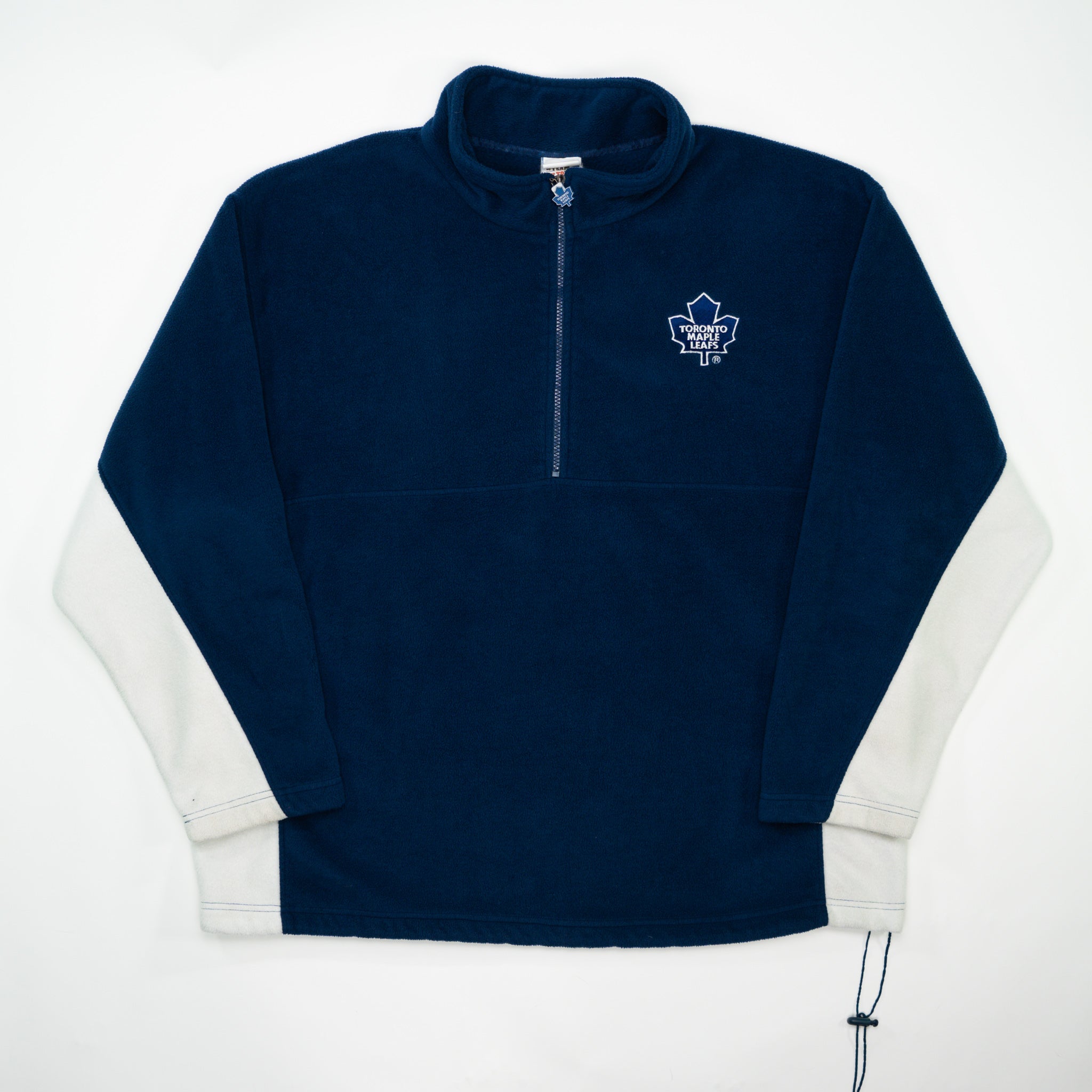 Vintage Blue Toronto Maple Leafs Fleece 1/4 Zip Sweater (XL/XXL ...