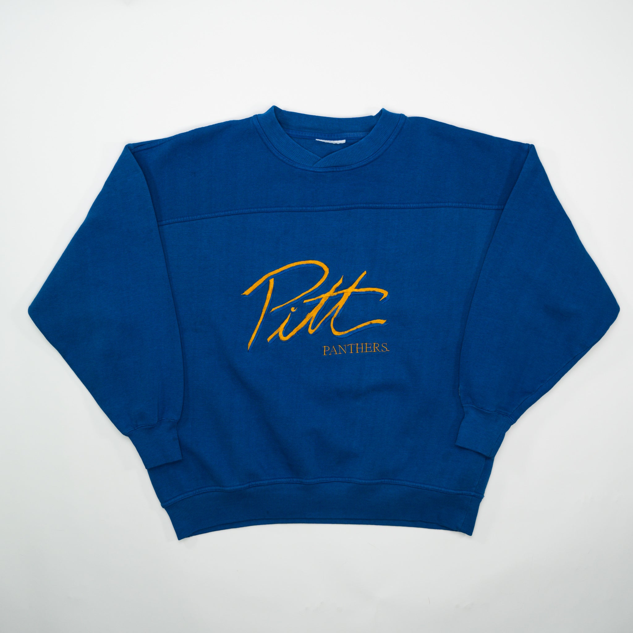 Vintage 90s Royal Blue Cursive Pitt Panthers Crewneck (L) – Rebalance ...