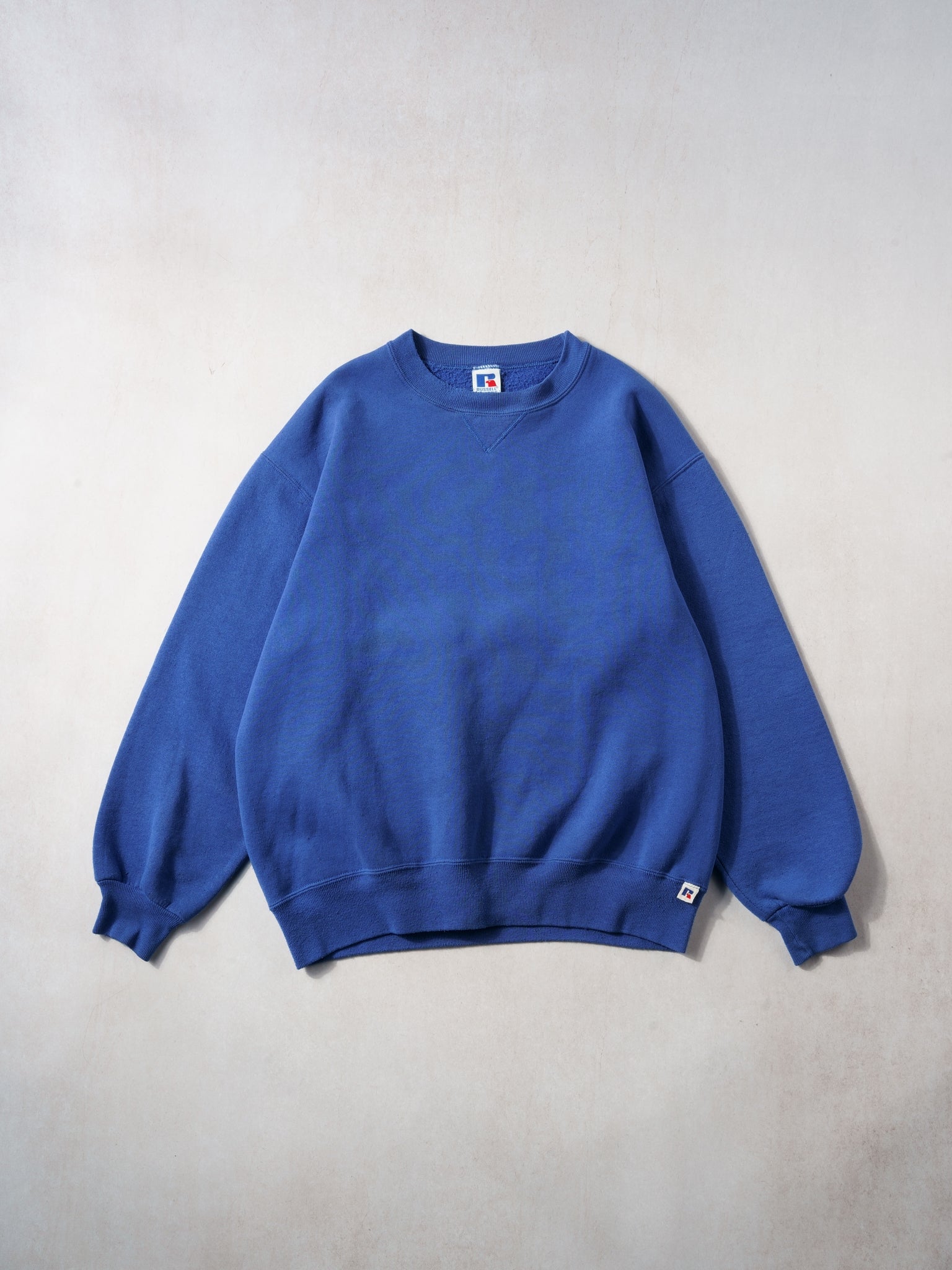 Vintage 90s Royal Blue Russell Athletics Blank Crewneck (M/L ...