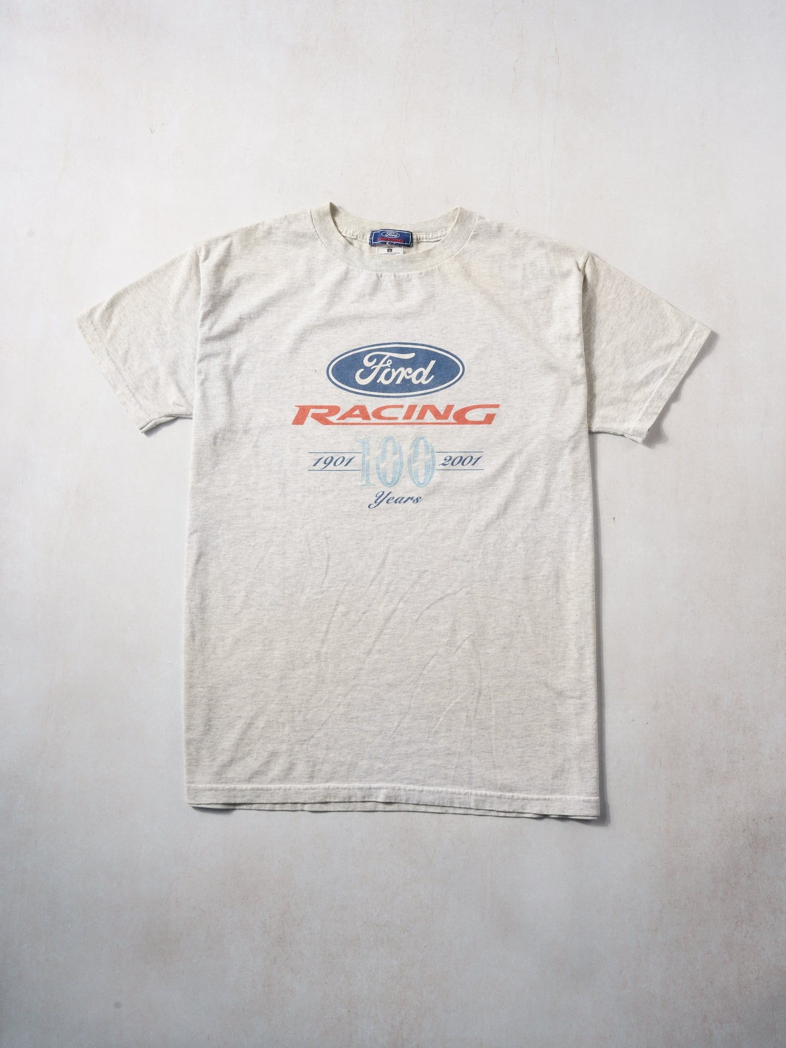 Vintage 01' Grey Ford Racing 100 Years Anniversary Tee (M) – Rebalance ...