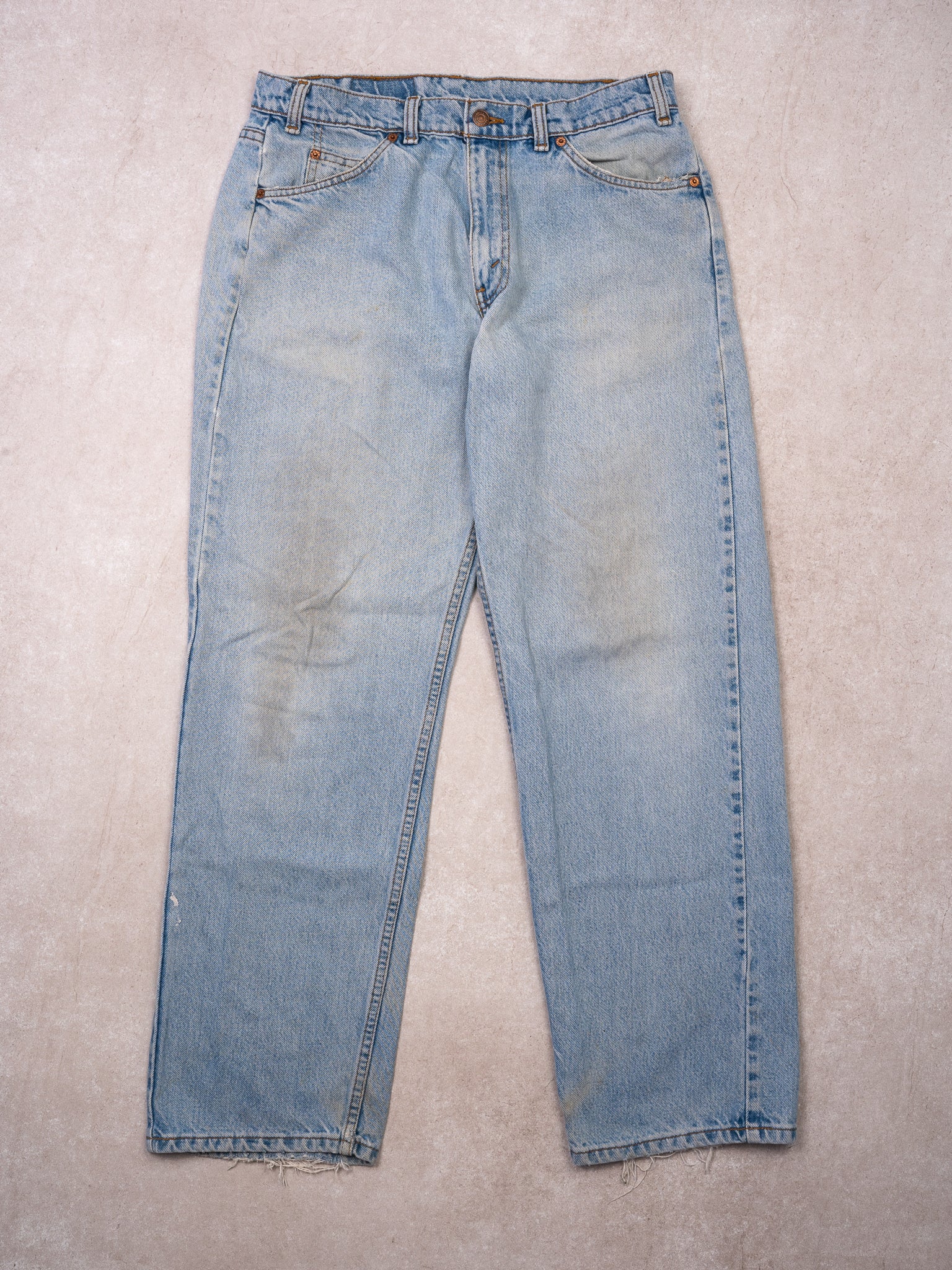 Vintage Rugged Light Blue 665 Levi Jeans (32 x 31) – Rebalance Vintage