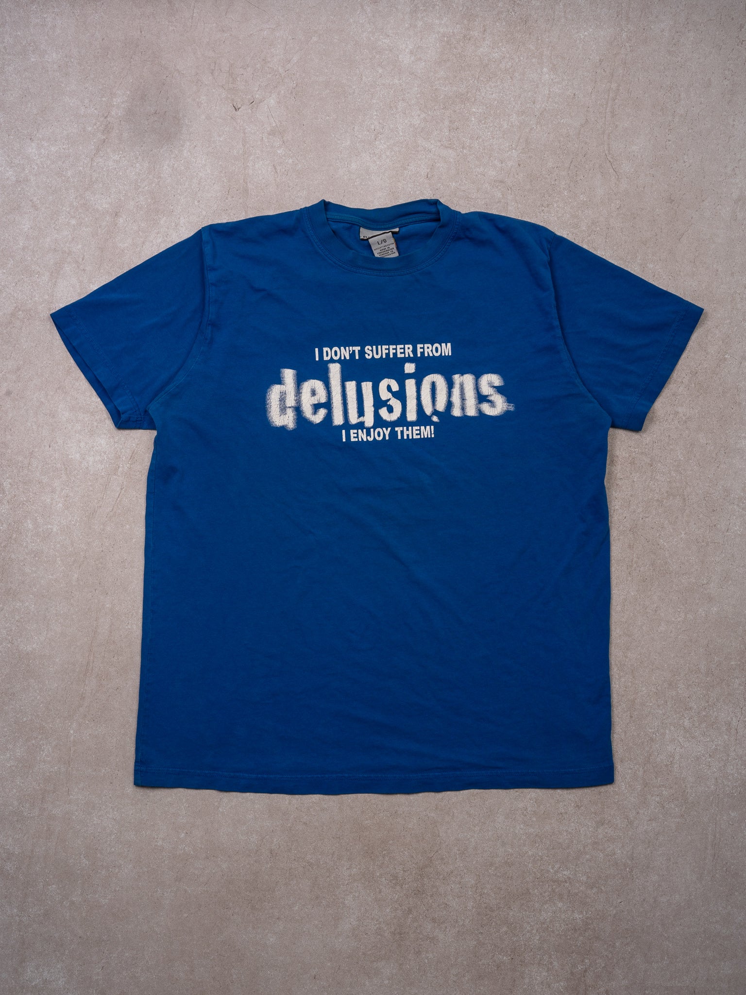 Vintage 90s Blue Delusions Tee (L) – Rebalance Vintage