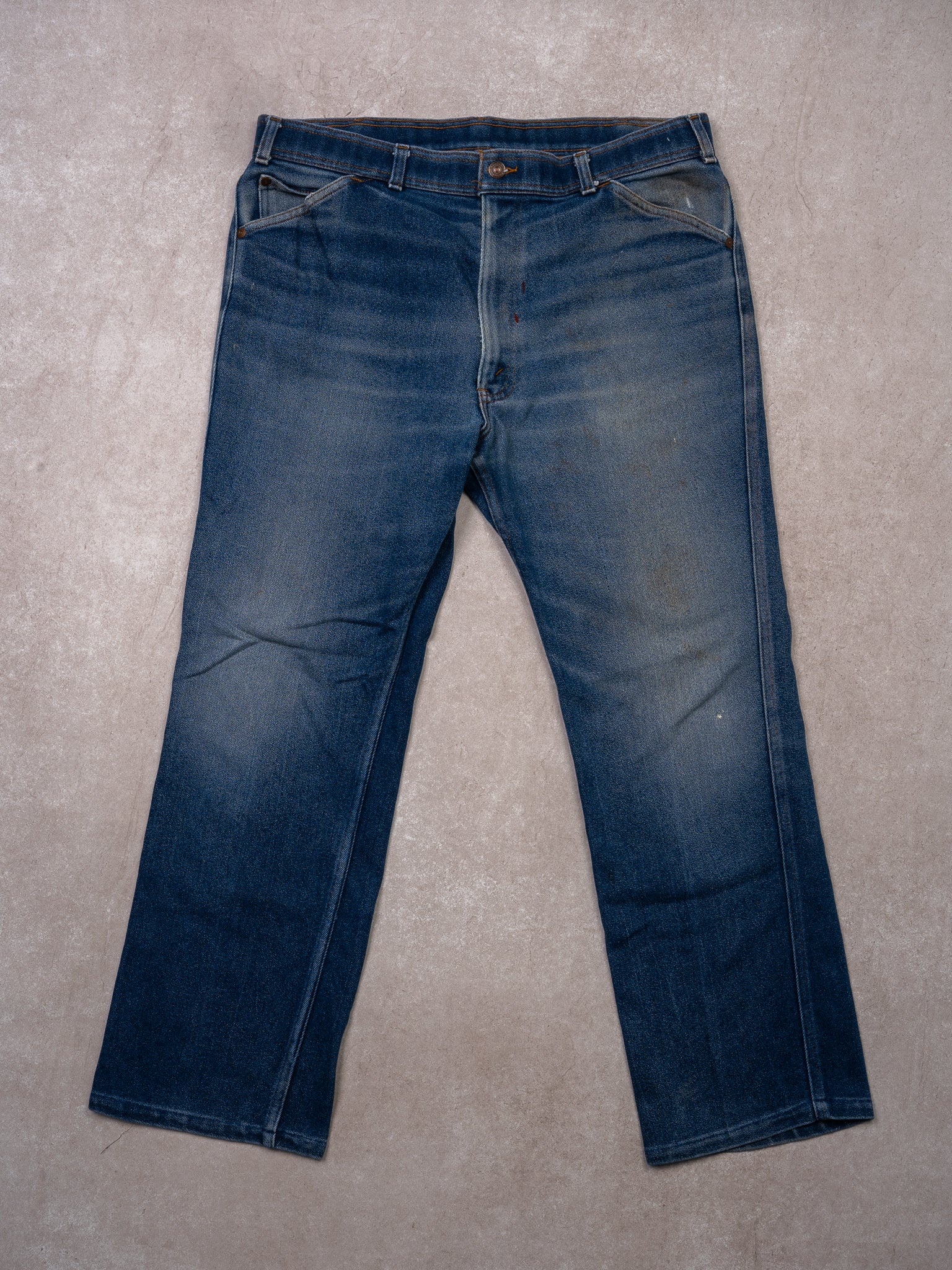 Vintage 70s Blue Levi Action Casual Jeans (36 x 30) – Rebalance Vintage