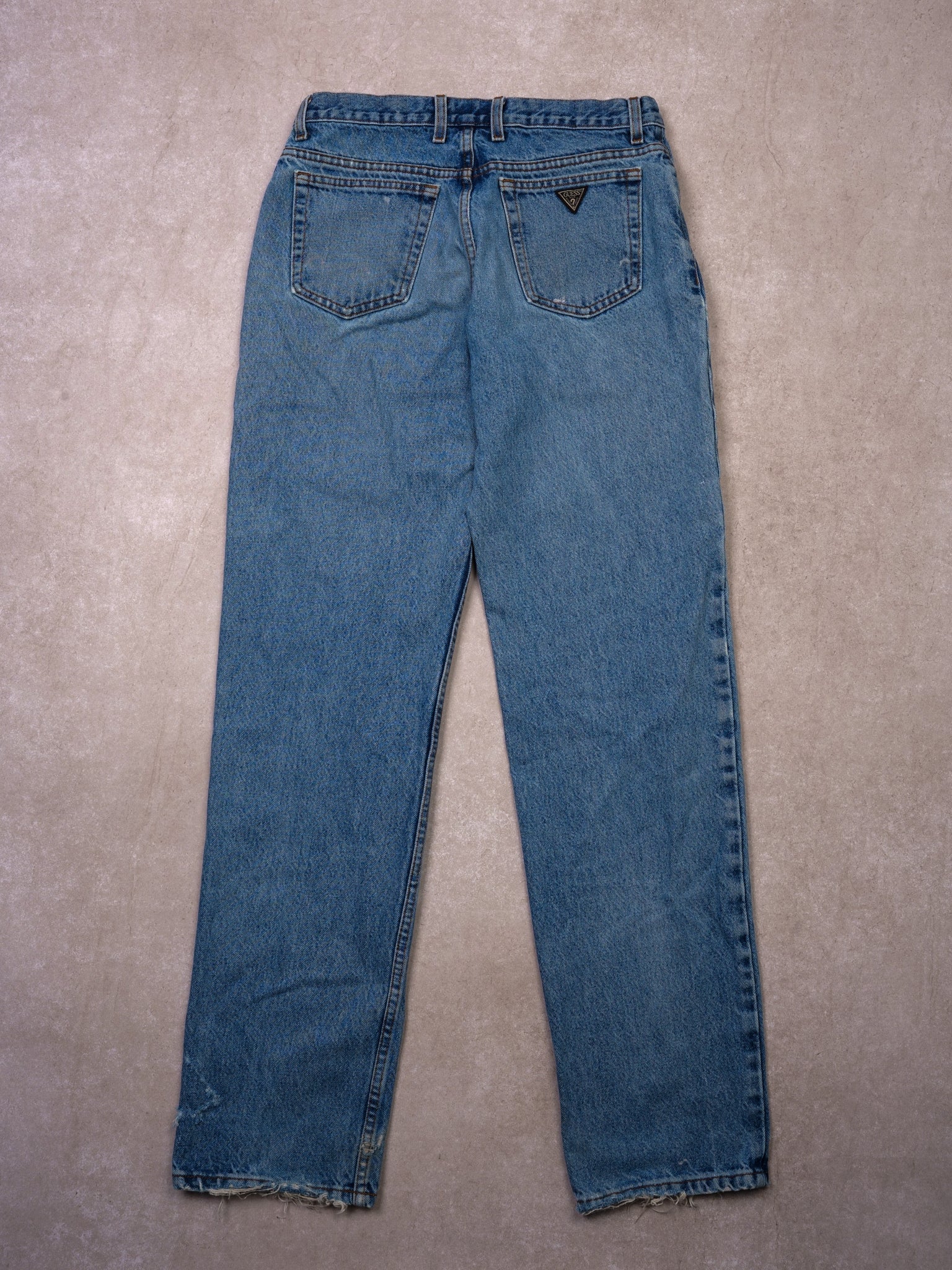 Vintage 81' Light Wash Blue Guess Denim Jeans (30x34) – Rebalance Vintage