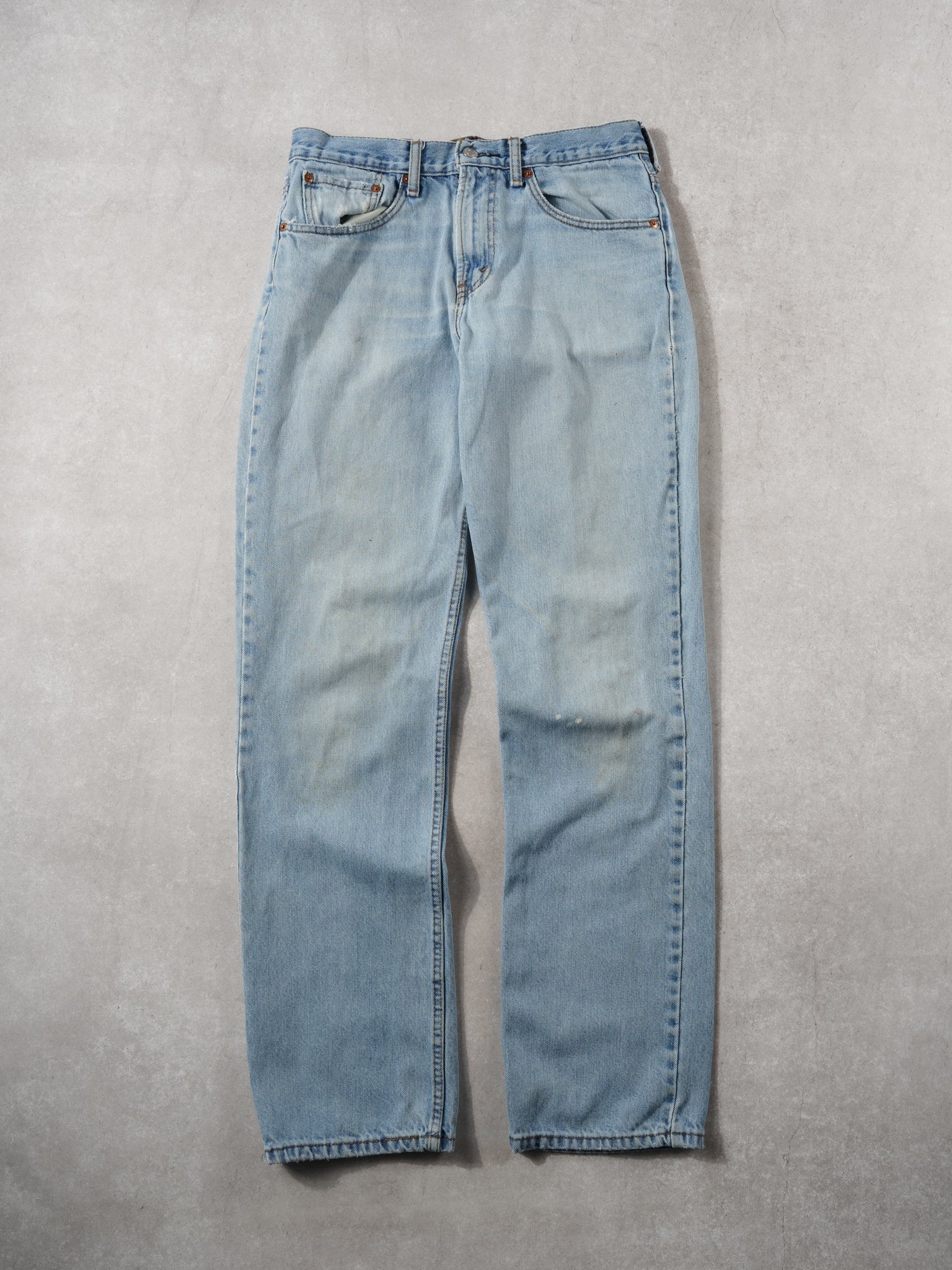 Vintage 90s Light Blue Levi's Straight Denim Jeans (30x32) – Rebalance ...