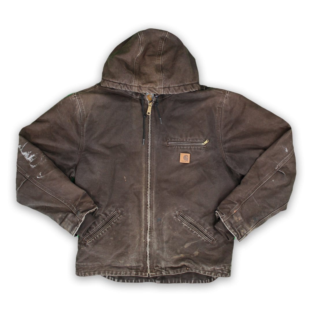 Vintage Brown Carhartt Hooded Jacket – Rebalance Vintage