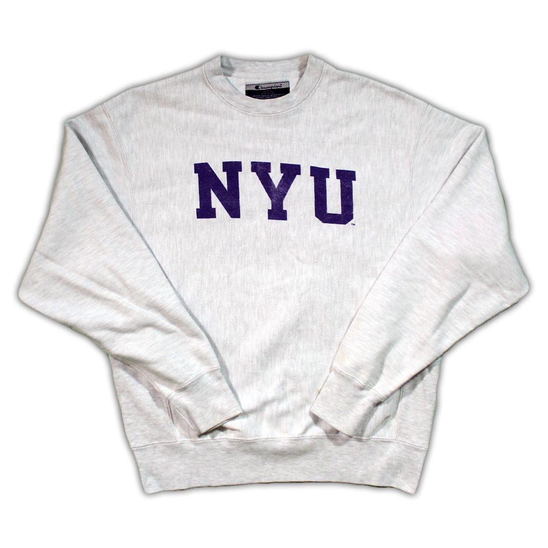 Vintage NYU x Champion Crewneck – Rebalance Vintage